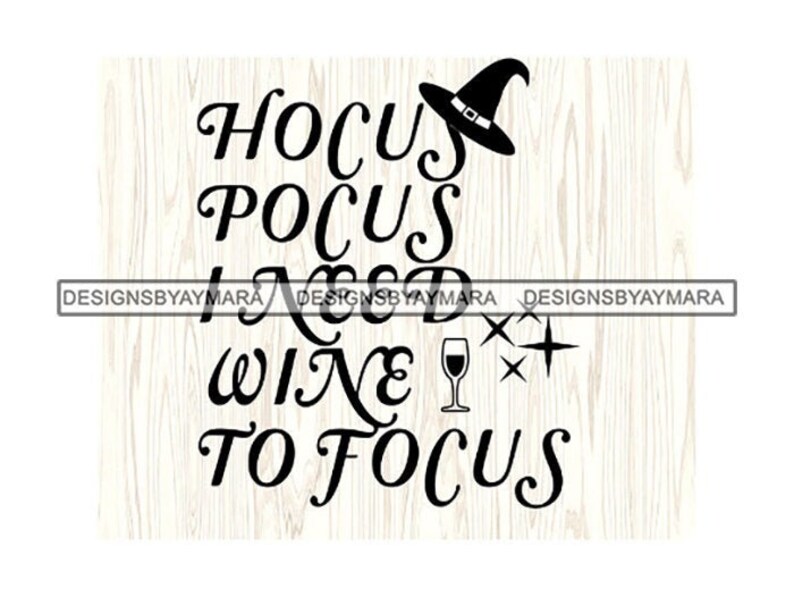 Hocus Pocus Svg Witch Halloween Cute Funny Quotes for - Etsy