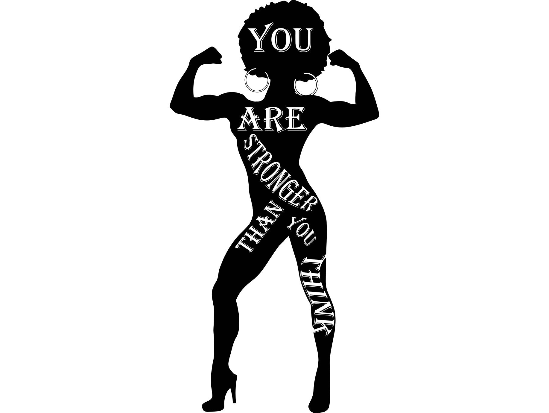 Strong Afro WomanQuotes Fitness Nubian Queen Afro Hair | Etsy