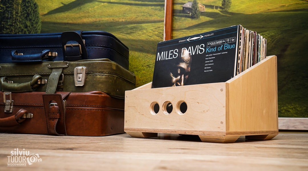 LP 80 VINYL Crate | Designed By&for Audiophiles | Handmade From Solid ...