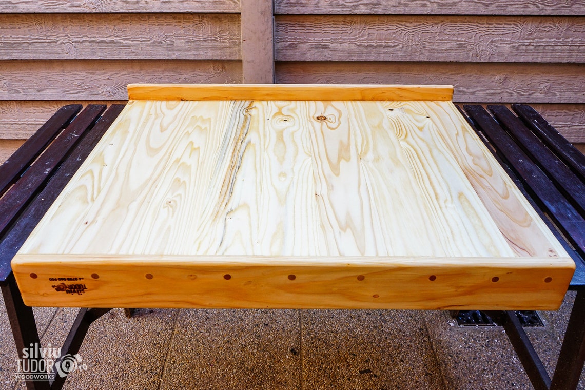 WOOD DOUGH BOARD Solid Real Hardwood It Will Never Bend | Etsy