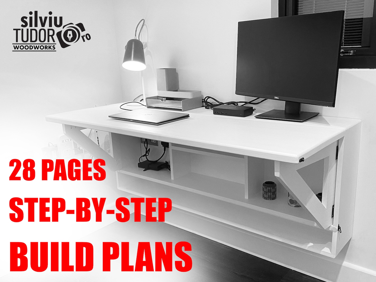 PLANS Floating Desk | Step by Step Comprehensive Guide | Easy to Follow ...