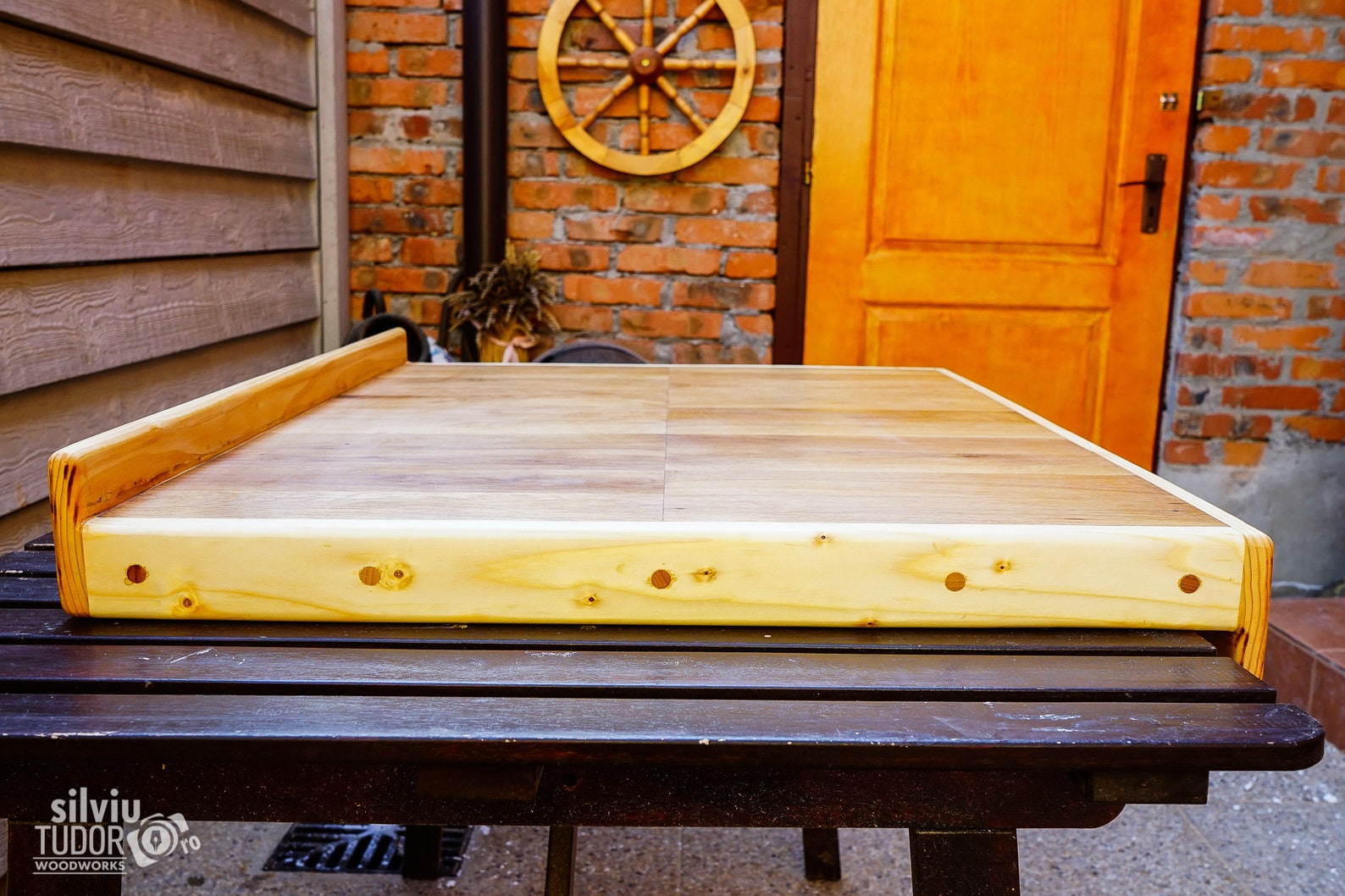 WOOD DOUGH BOARD Solid Real Hardwood It Will Never Bend | Etsy