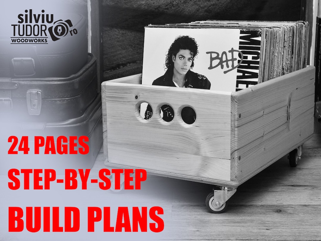Build a Record Storage Crate PDF DIY Plans | Amazing Handmade LP ...