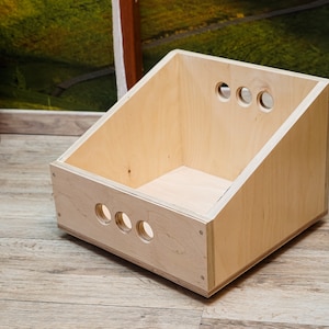 OAK RECORD Storage | Real Oak Hardwood Finished in Linseed Oil and ...