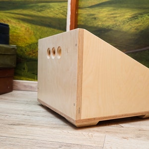 OAK RECORD Storage | Real Oak Hardwood Finished in Linseed Oil and ...