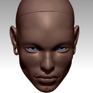 3d Model Male Head for Bjd Doll STL File for 3d Printing - Etsy