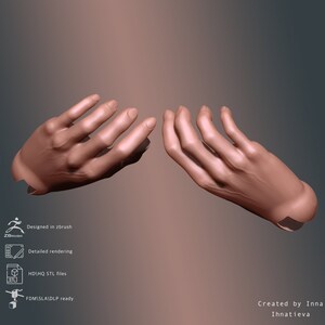 3d Model Male Bjd Hands STL File for 3d Printing - Etsy