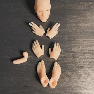 1/6 Customizable Male BJD Doll - 3D Printed Photopolymer - Personalized ...