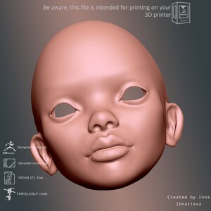 3d Model Head BJD Doll With Cap STL File for 3d Printing - Etsy