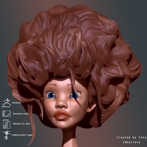 3d Model PLUS Size Bjd Doll. STL DIGITAL File Ready for 3d Printing - Etsy