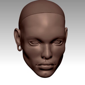 3d Model Male Head for Bjd Doll STL File for 3d Printing - Etsy