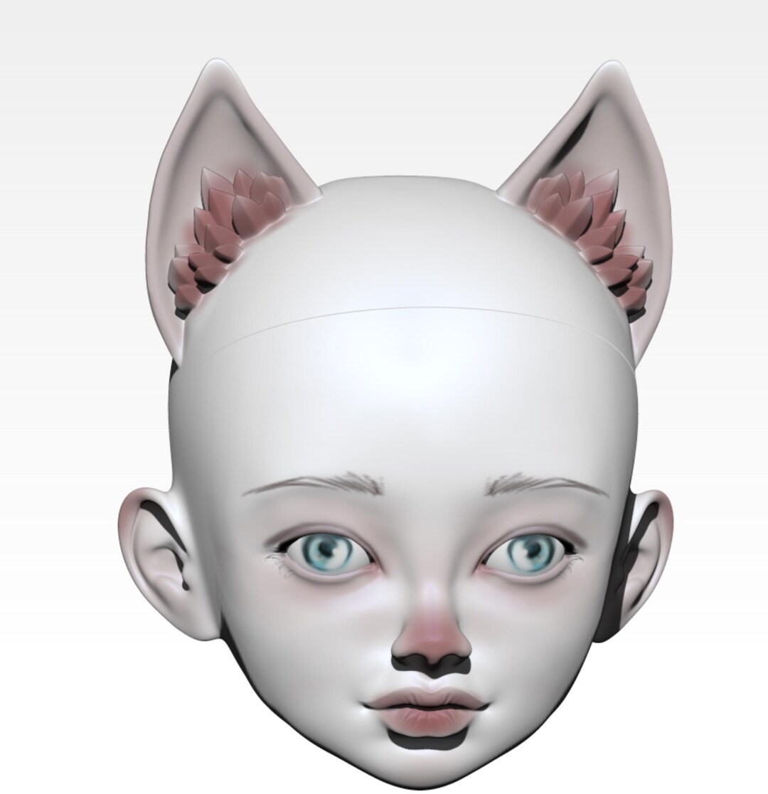 Stl File BJD Doll 3d Model Head - Etsy