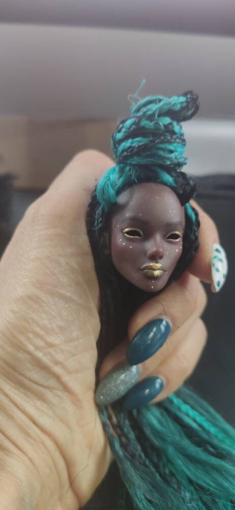 Bjd Doll Dark Skin Tone 3d Printed Doll - Etsy