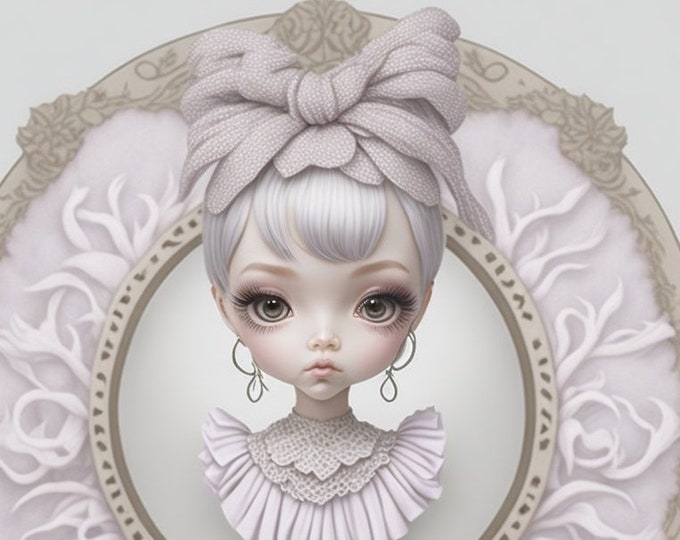 Custom 3D Model BJD Head for Angela - Etsy