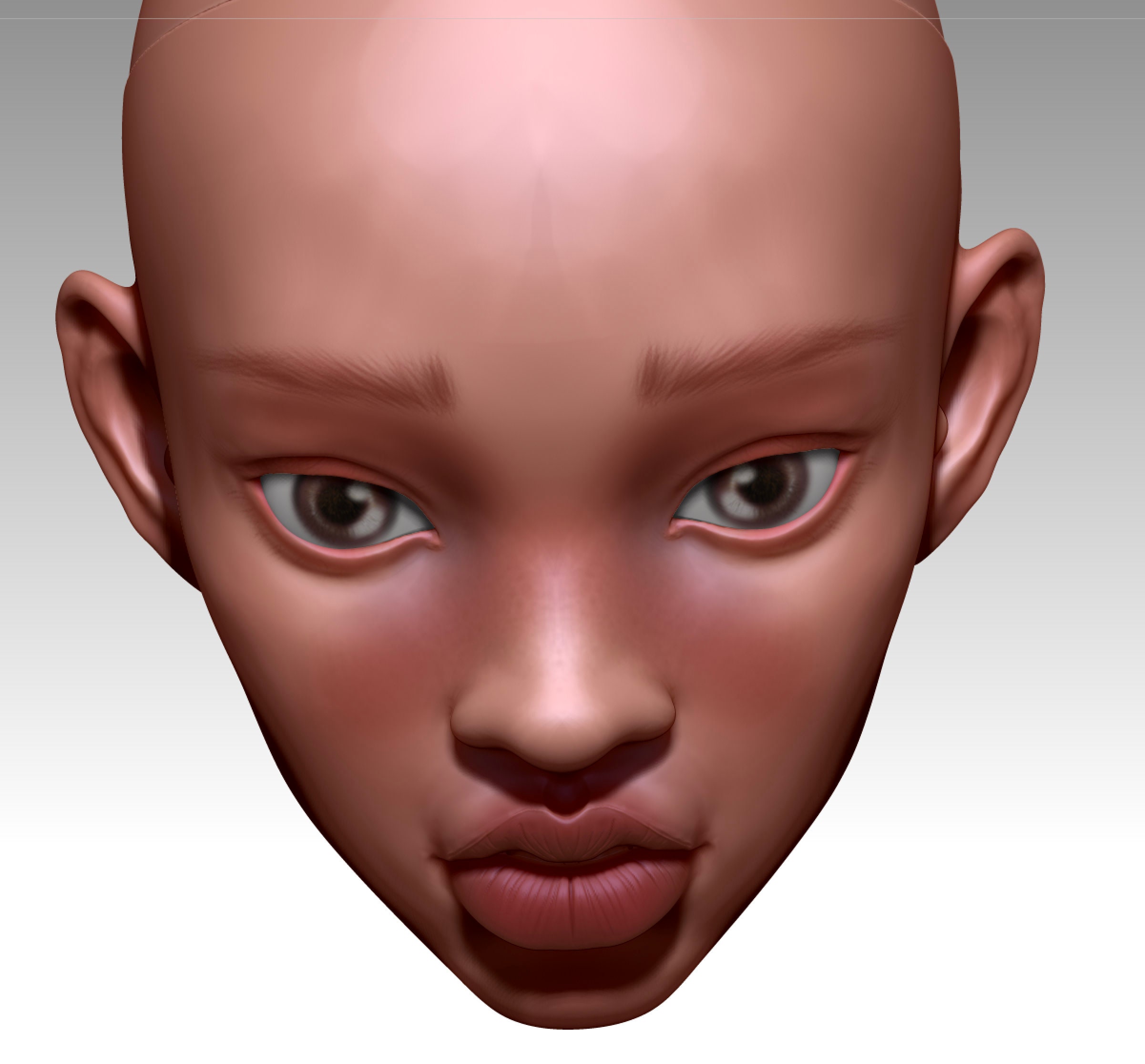 3d Model STL File BJD Doll Head With Cap for 3d Printing - Etsy