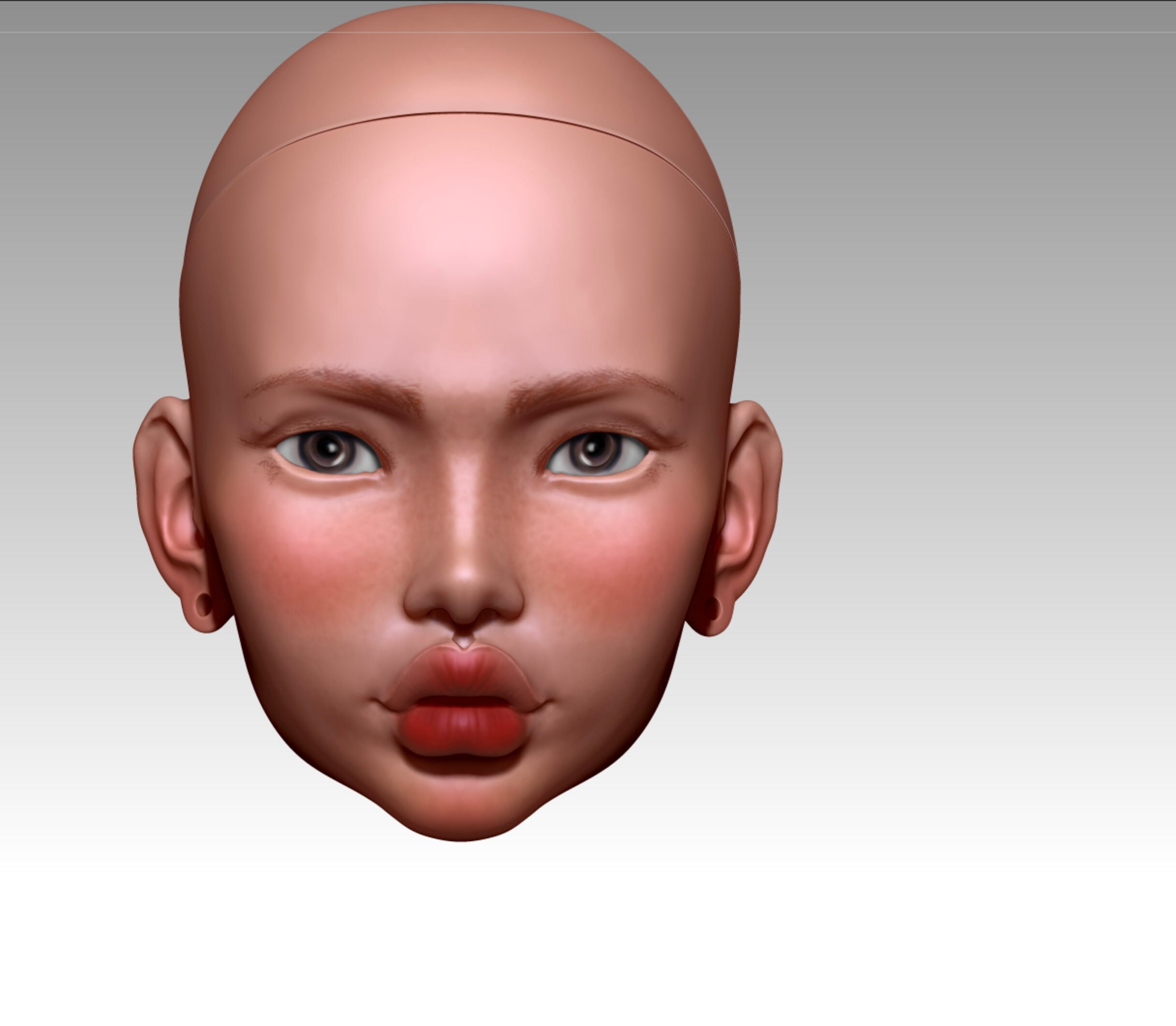 3d Model BJD Head for 3d Printing - Etsy