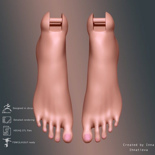 3d Model Body Bjd Doll STL File for 3d Printing - Etsy