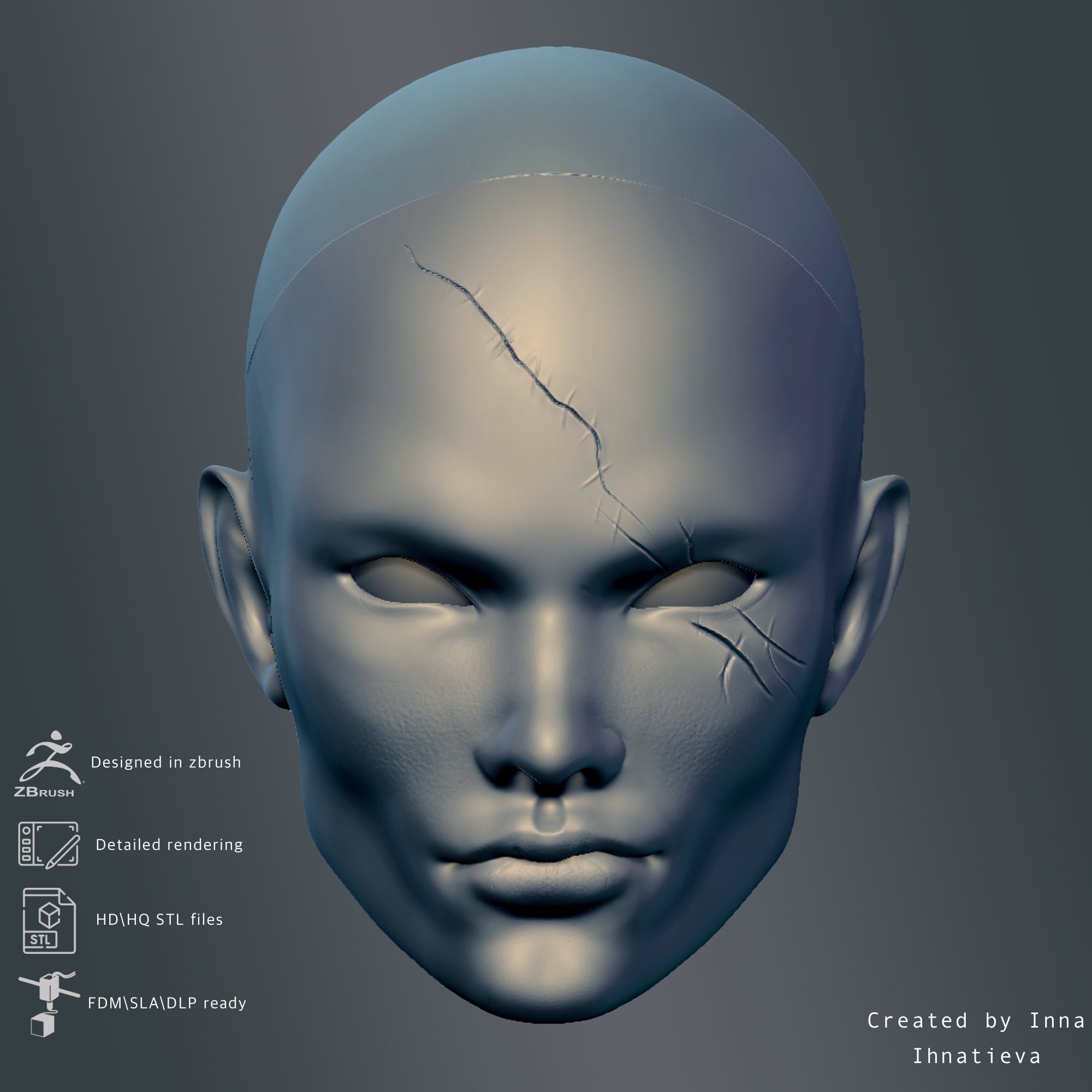 3d Model Male Head for BJD Doll STL File for 3d Printing | Etsy Finland