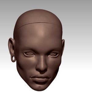 3d Model Male Head for Bjd Doll STL File for 3d Printing - Etsy