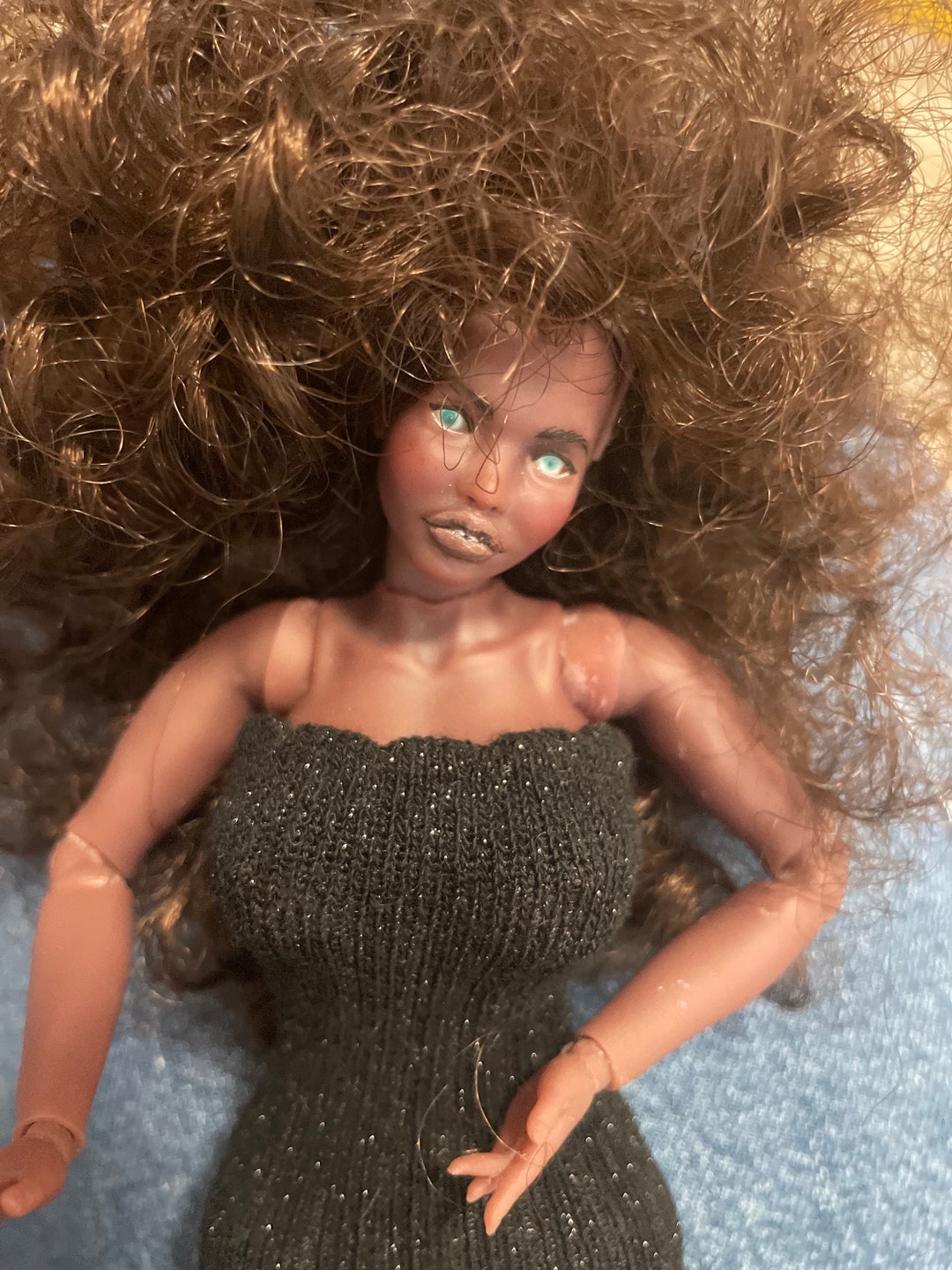 Dark Skin Tone BJD Doll Plus Size 24cm - Etsy