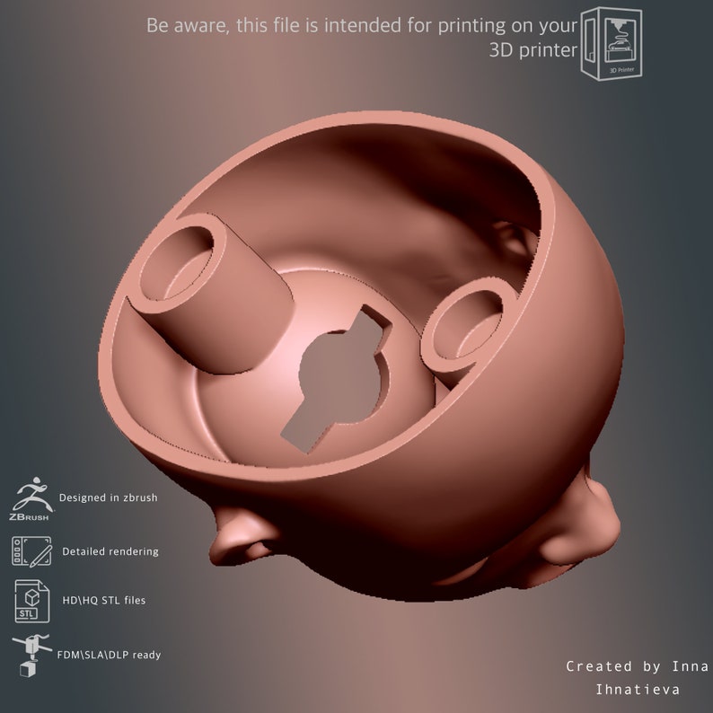 3d Model STL File BJD Doll Head With Cap for 3d Printing - Etsy