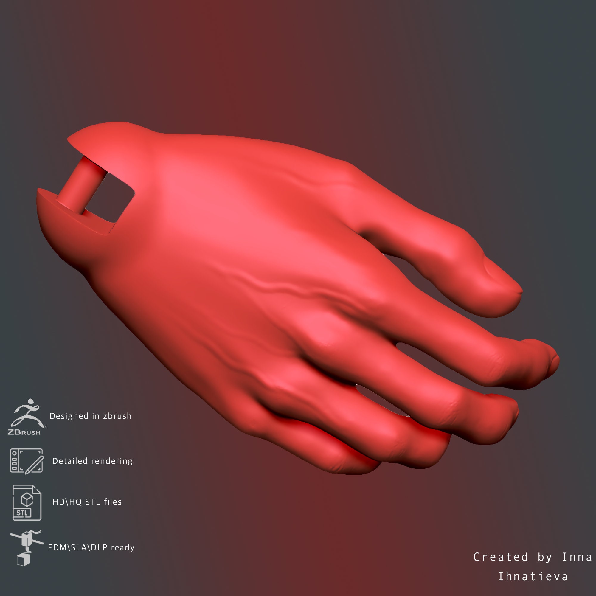 3d Model Male Bjd Hands STL File for 3d Printing - Etsy