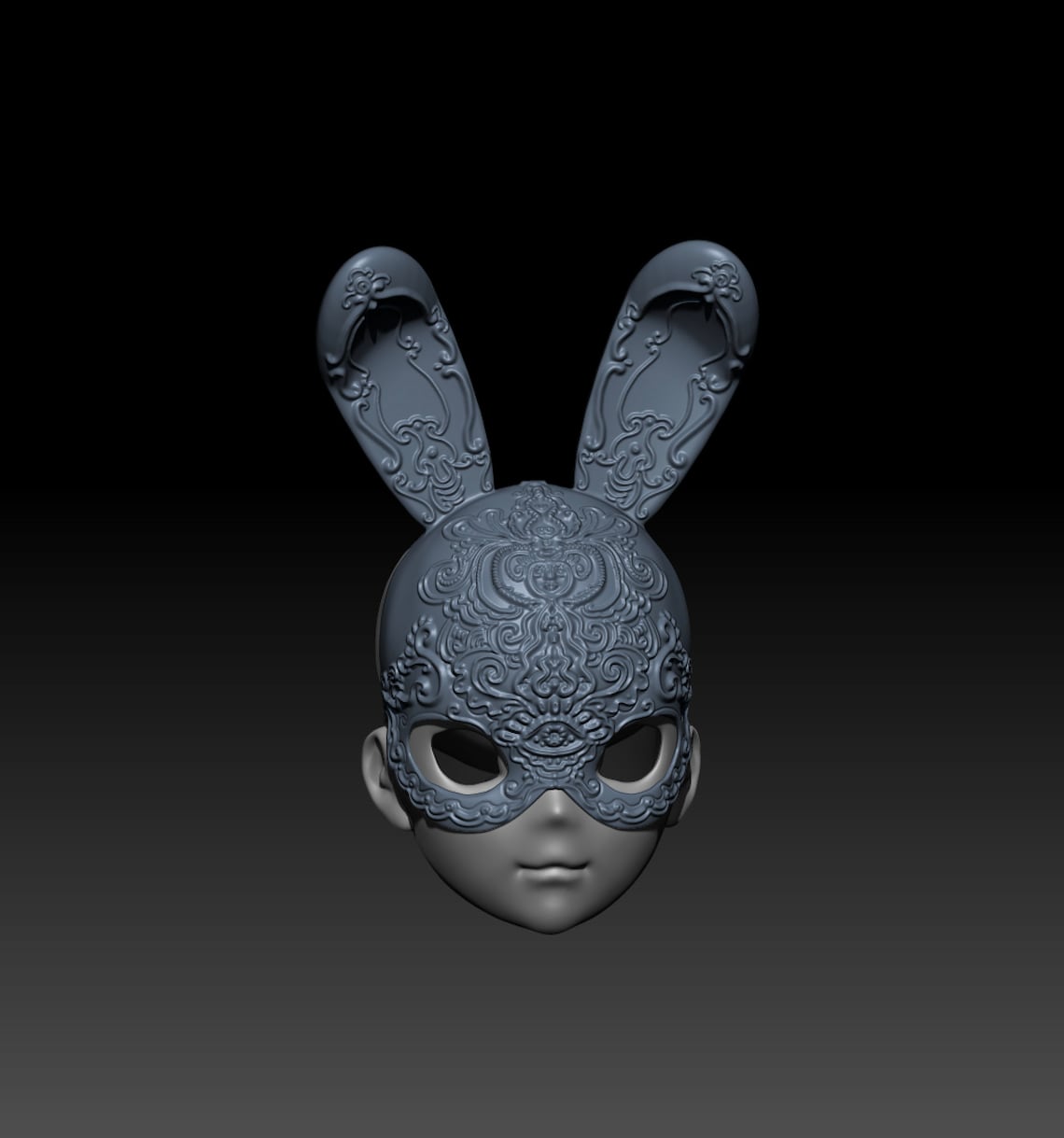 3d Model Mask for Bjd Doll STL File for 3d Printing - Etsy