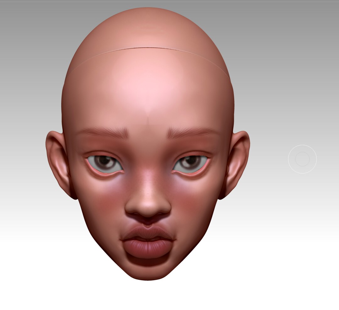 3d Model STL File BJD Doll Head With Cap for 3d Printing - Etsy