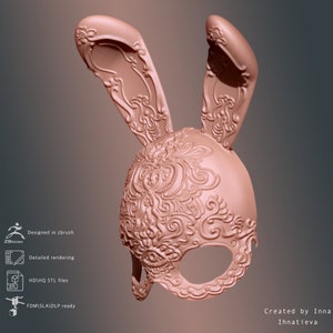 3d Model Mask for Bjd Doll STL File for 3d Printing - Etsy