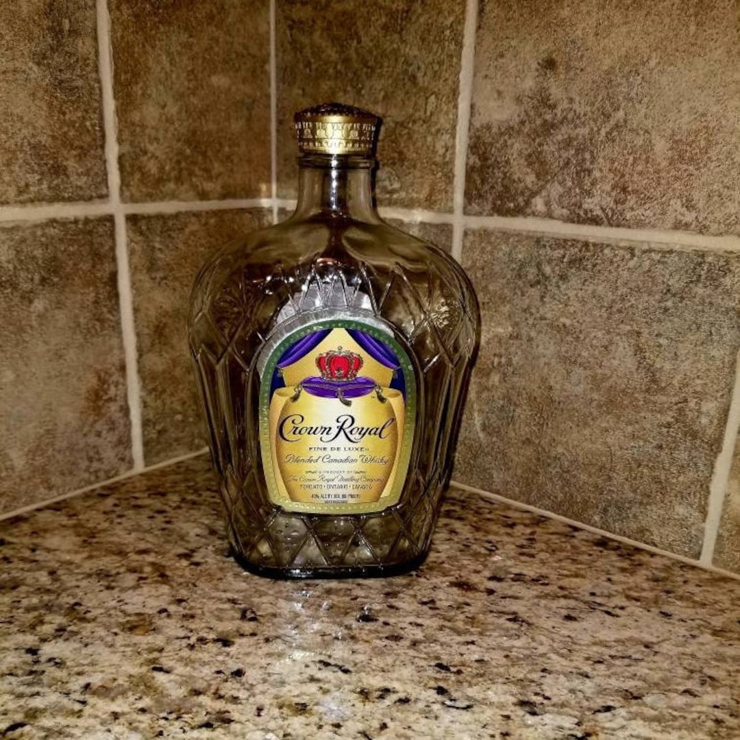 Empty Crown Royal Whiskey Bottles, Empty Liquor Bottles - Etsy
