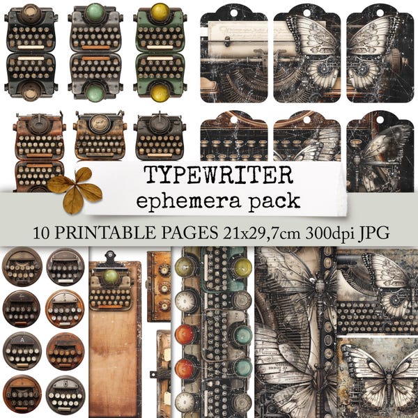 Typewriter Art Print - Etsy