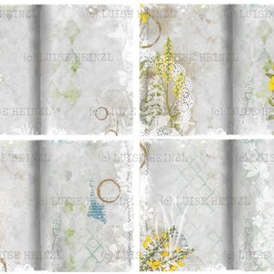 Botanical Field Notes Junk Journal Kit, Digital Printable Junk Journal ...