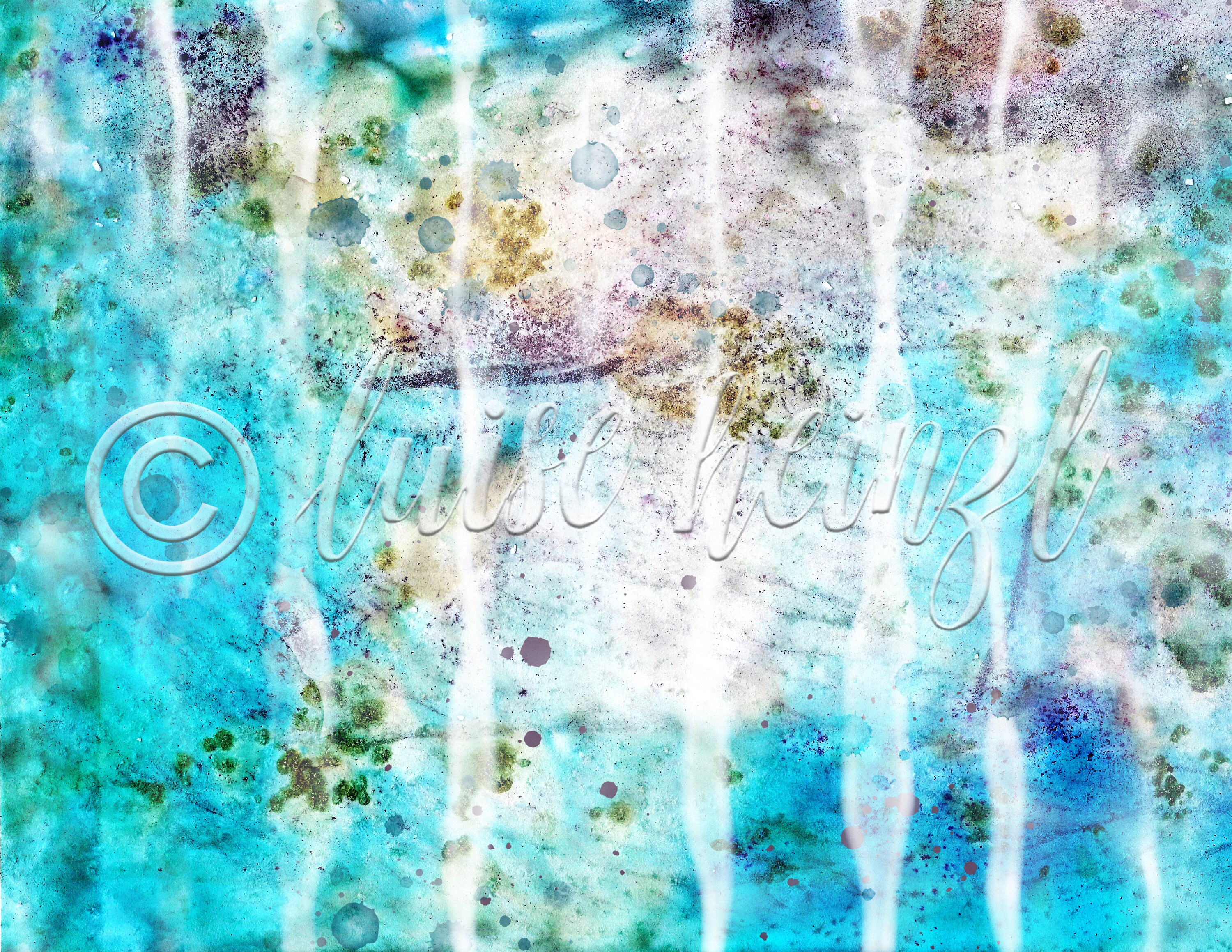 Deep Ocean Junk Journal Background Paper Beach Collage Sheets | Etsy