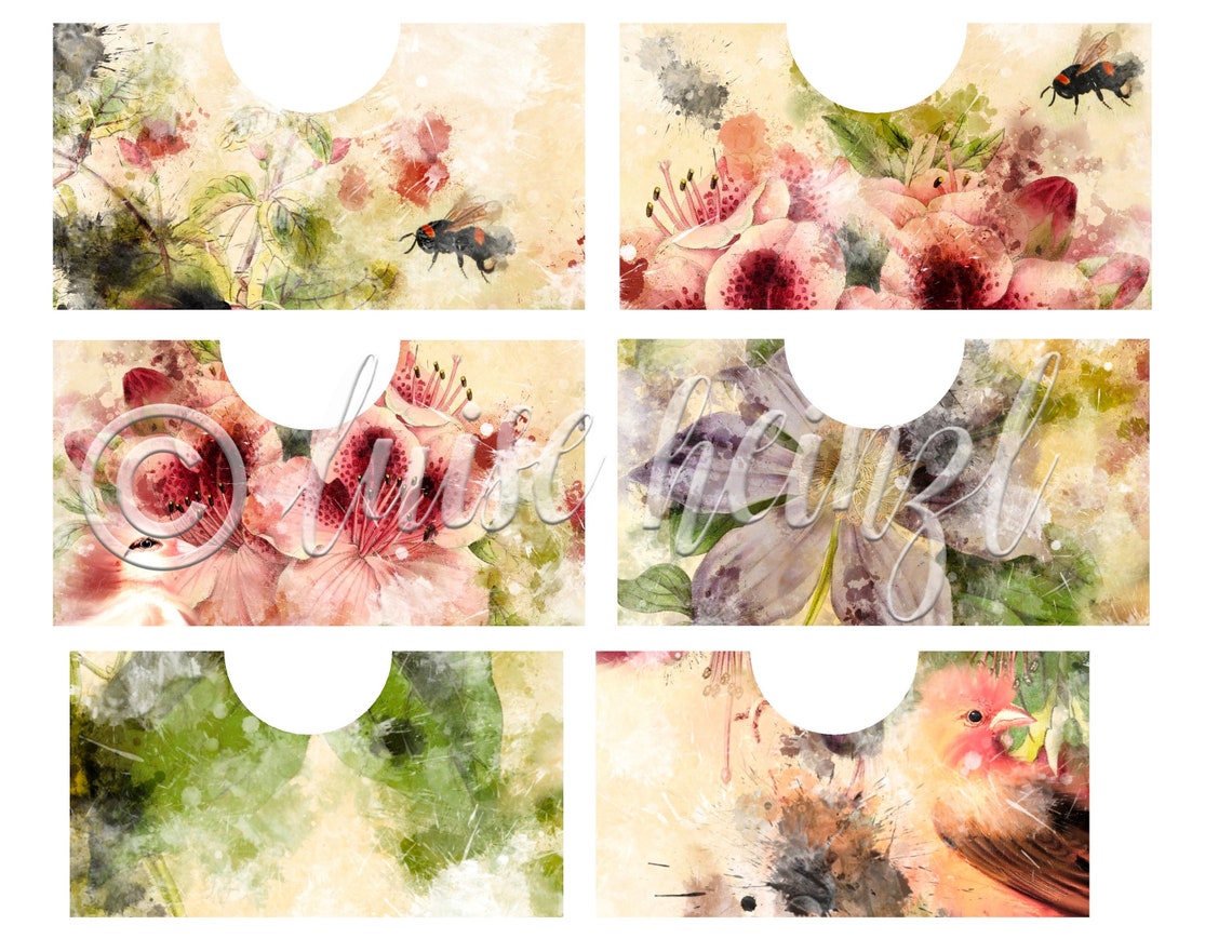 Ephemera for Junk Journals & Scrapbook Rose Flower Botanical - Etsy