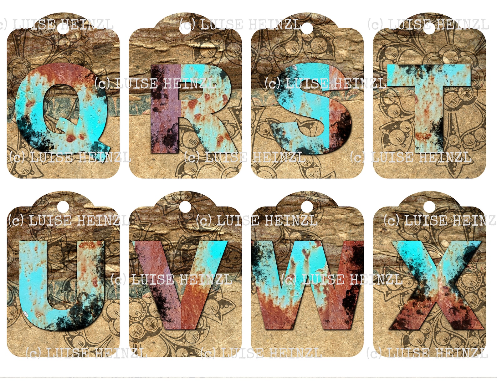 Steampunk Ephemera for Junk Journals Steampunk Alphabet - Etsy