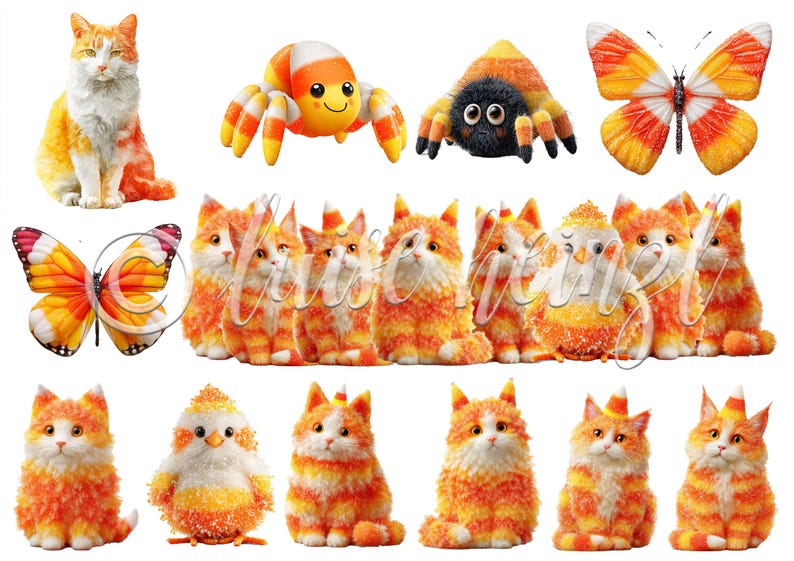 CANDY CORN SHENANIGANS Fussy Cut Ephemera Pack, Sweet Candy Corn ...
