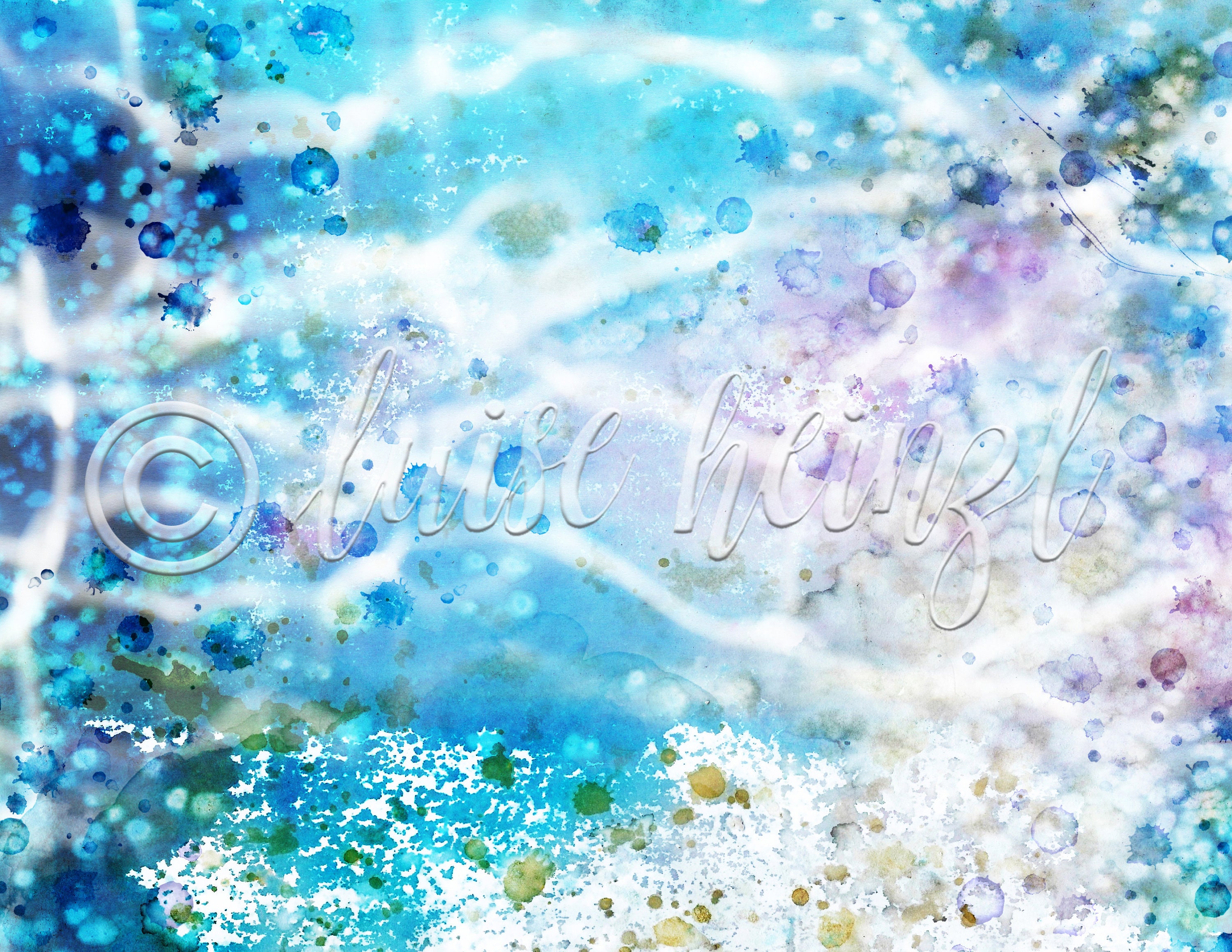 Deep Ocean Junk Journal Background Paper Beach Collage Sheets | Etsy