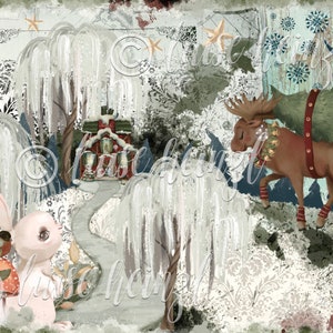 Christmas Junk Journal Pages, Digital Paper for Scrapbook, Gluebook ...