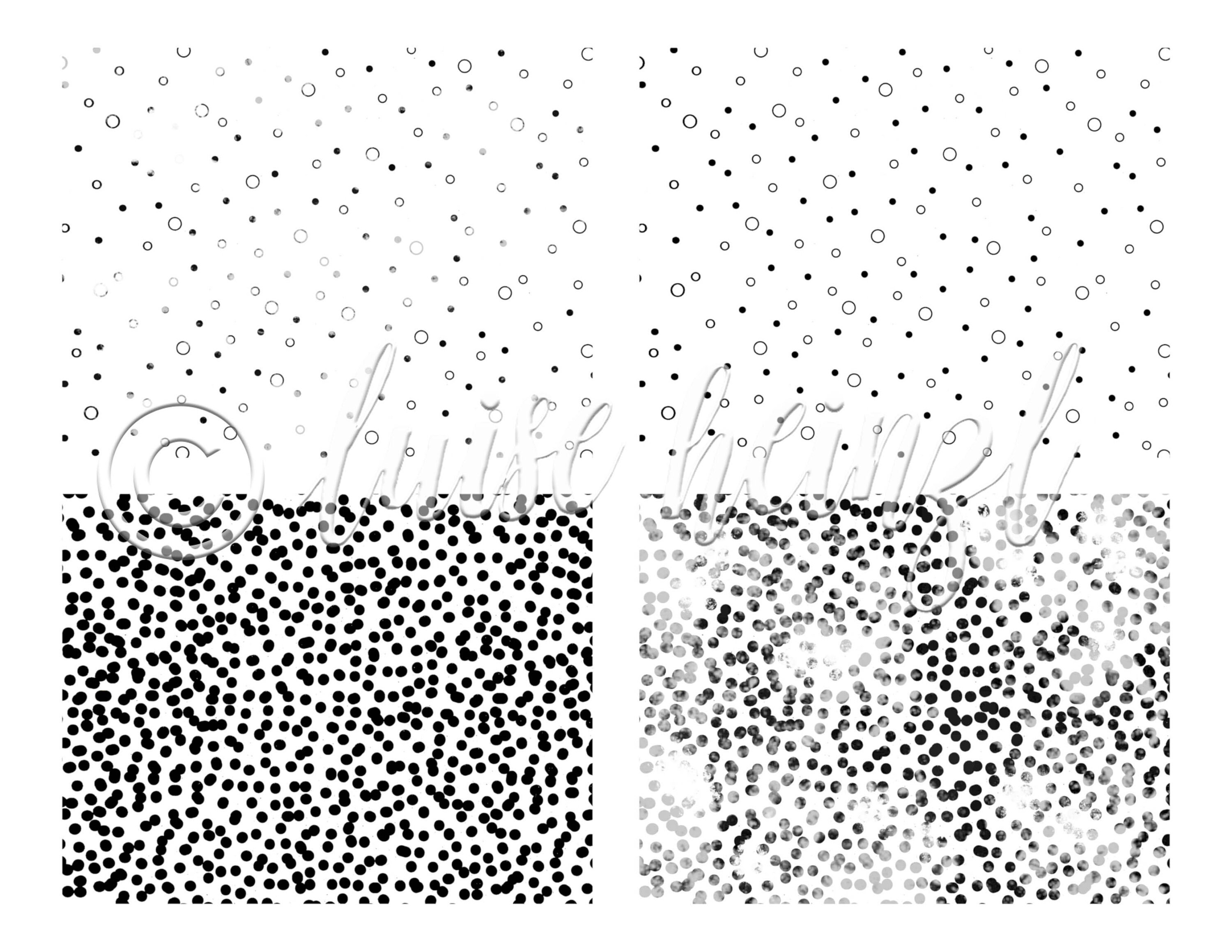 Distressed Dots Digital Stamps Photoshop Overlay Cliparts - Etsy