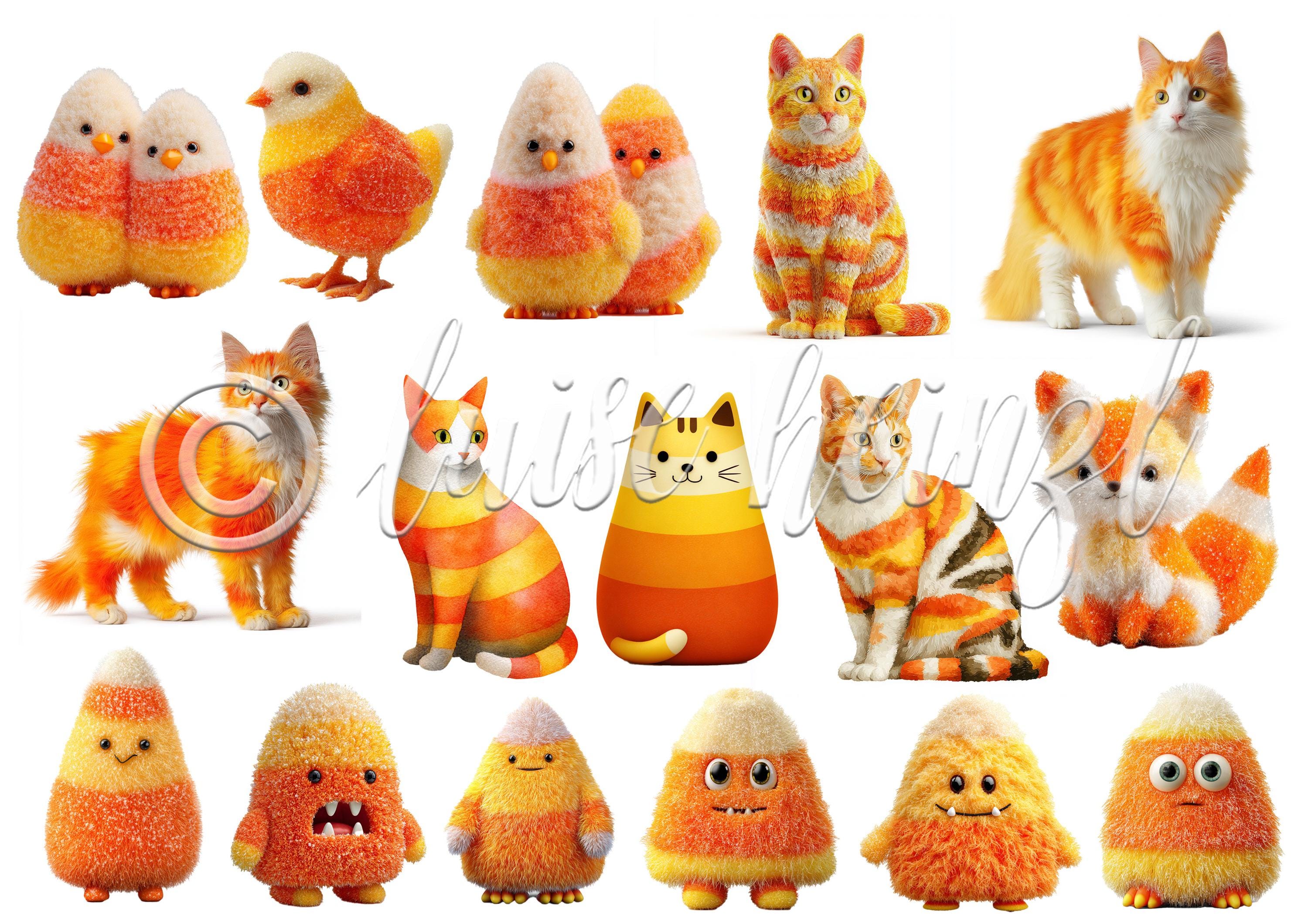 CANDY CORN SHENANIGANS Fussy Cut Ephemera Pack, Sweet Candy Corn ...