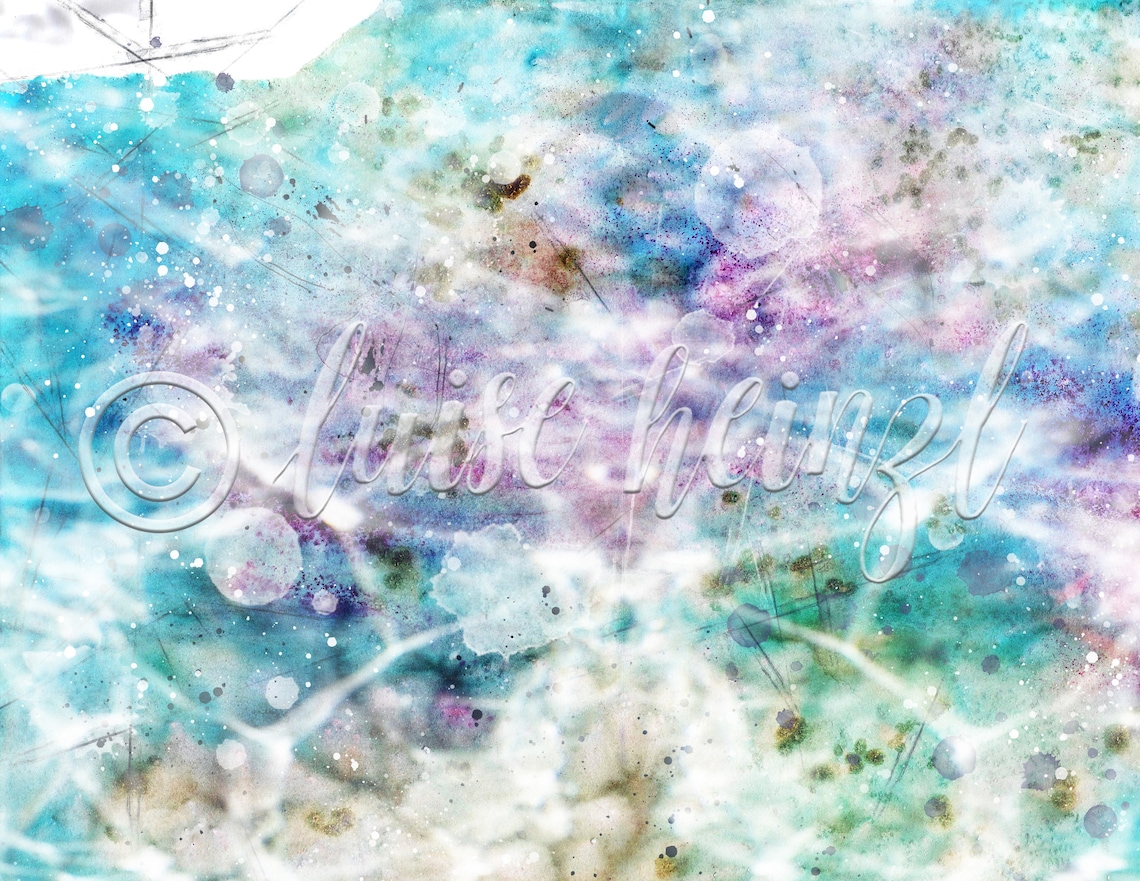 Deep Ocean Junk Journal Background Paper Beach Collage Sheets | Etsy