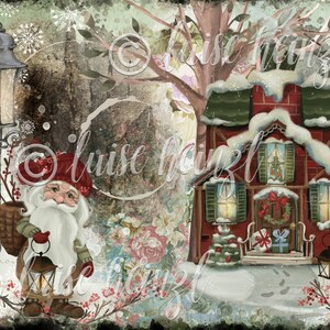 Christmas Junk Journal Pages, Digital Paper for Scrapbook, Gluebook ...