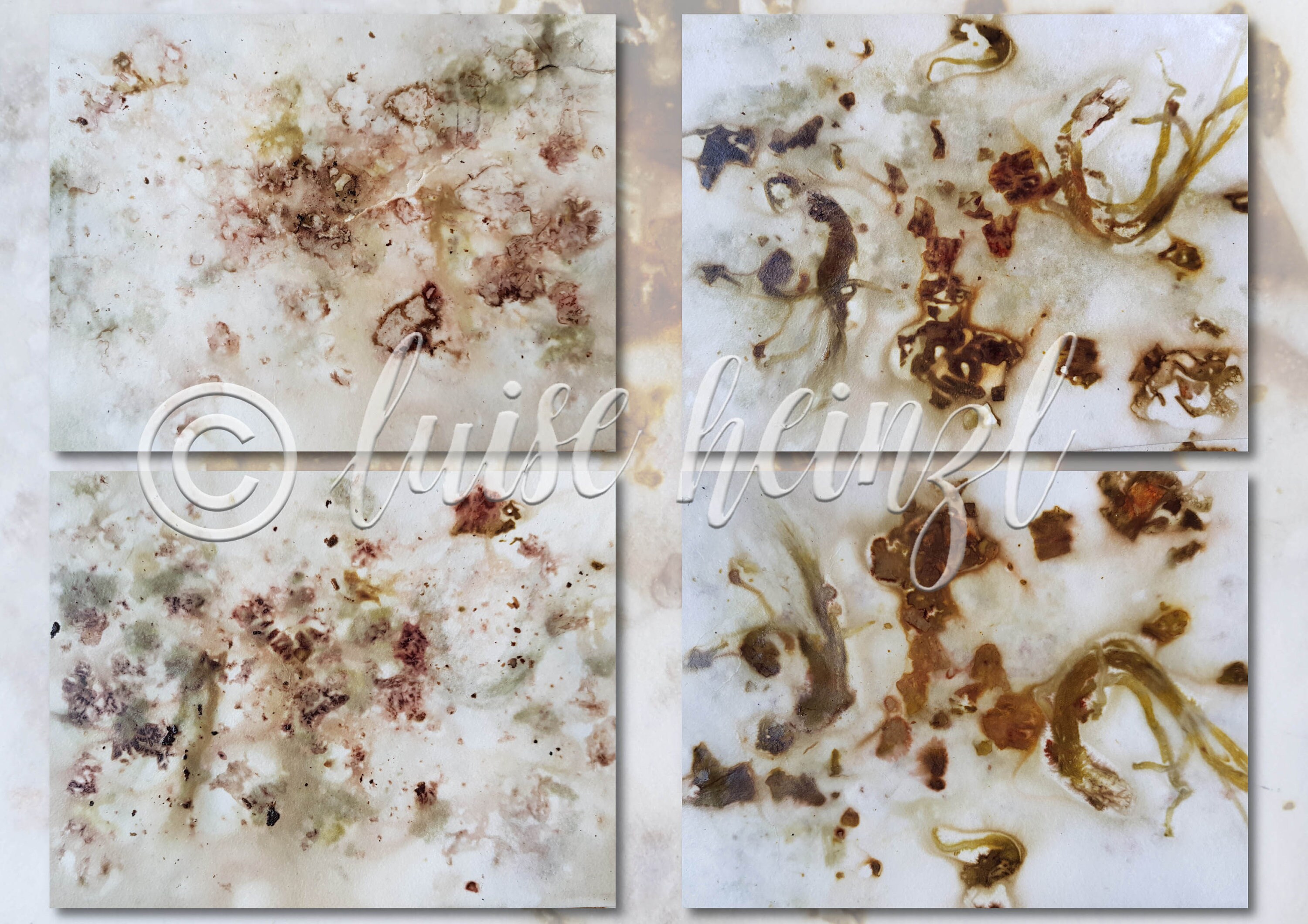 ONION DYED Background Papers Eco Dyed Papers Junk Jounal | Etsy