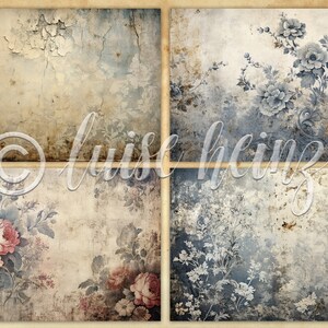 JUST OLD WALLPAPER Journal Backgrounds for Handmade Junk Journals and ...