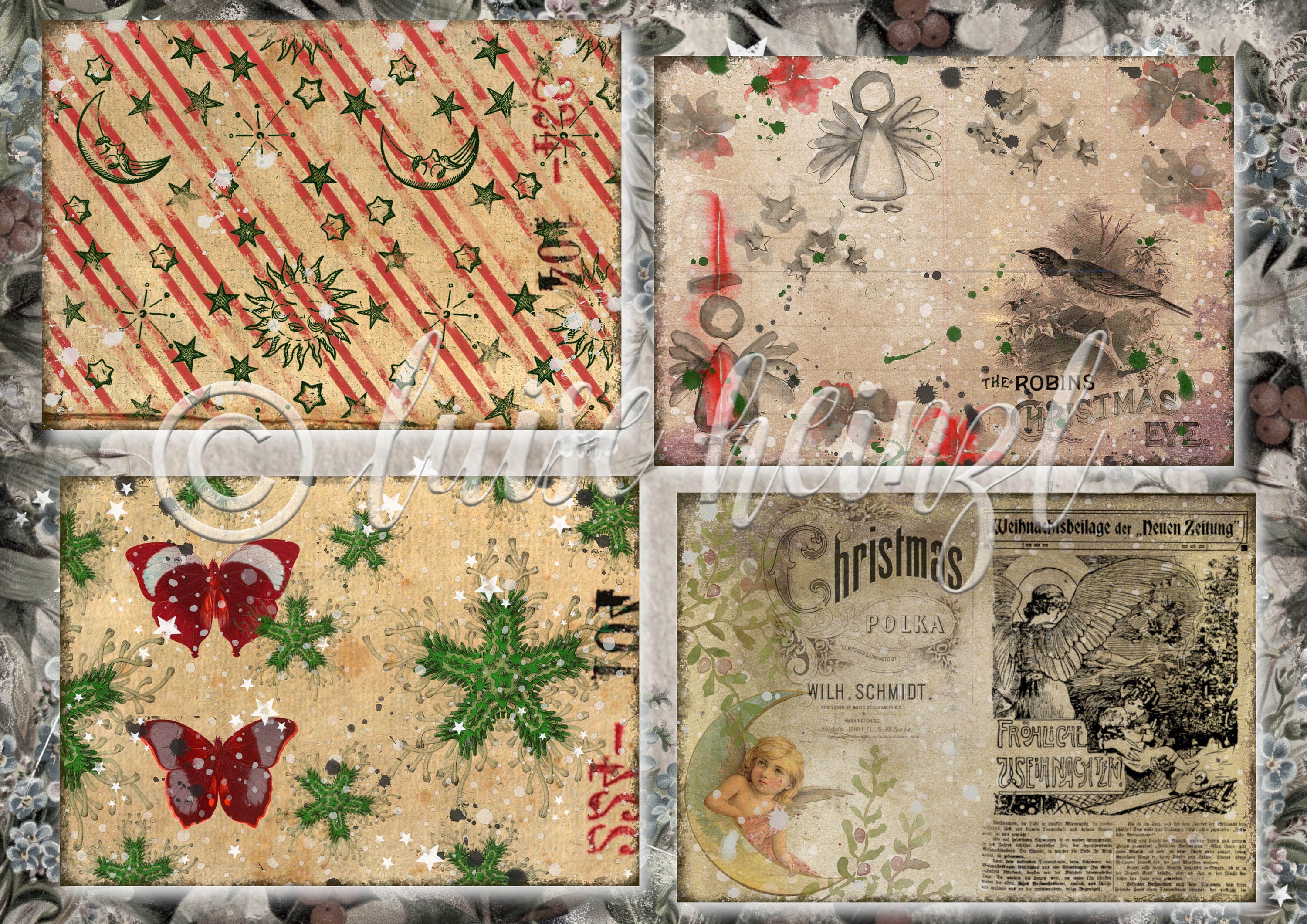 CHRISTMAS EVE Digital Printable Christmas Journal Christmas - Etsy