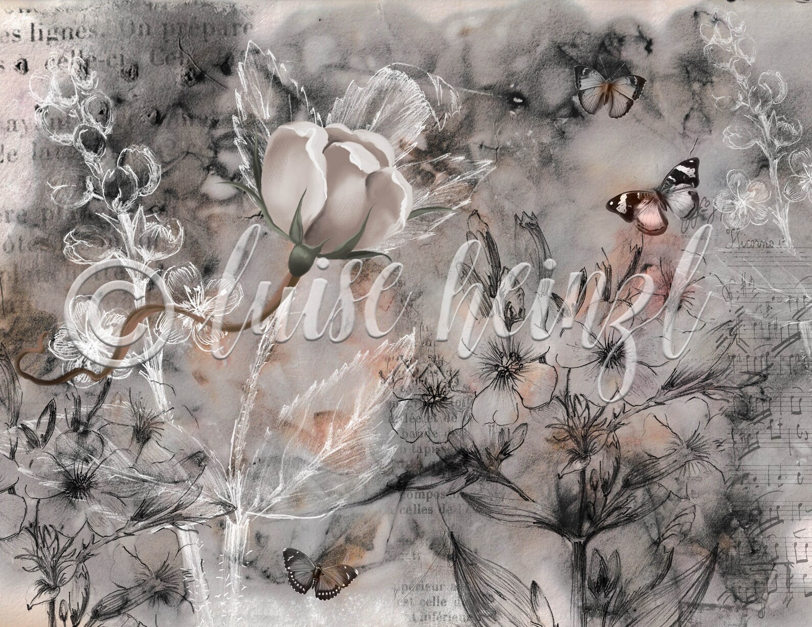 Junk Journal Background Pages Cute Woodland Woodland - Etsy