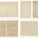 Vintage German Documents, Ledger Paper, Digital Printable Paper for ...