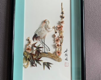 Framed Shell Art Shadow Box - Etsy