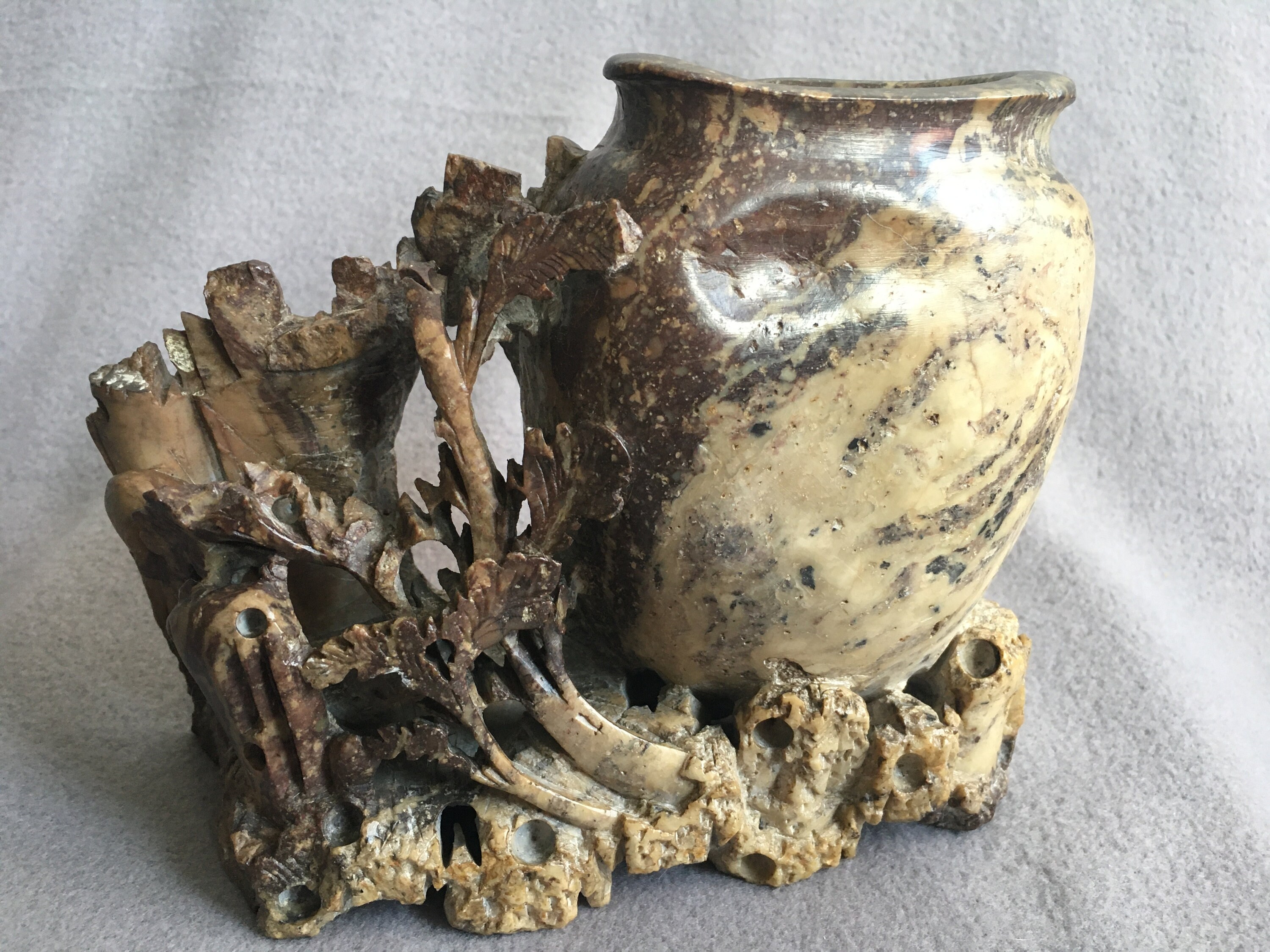 Chinese Soapstone Inkwell and Brush Washer Rinse Pinceaux - Etsy