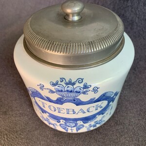 Delft Blue Tobacco Jar by Zenith Gouda,holland Humidor - Etsy